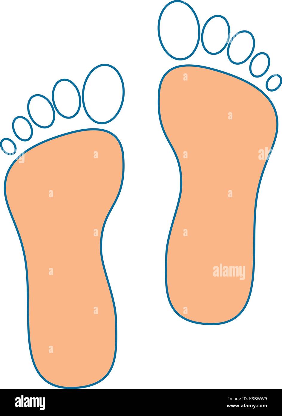 foot print isolated icon vector illustration design Stock Vector Image ...