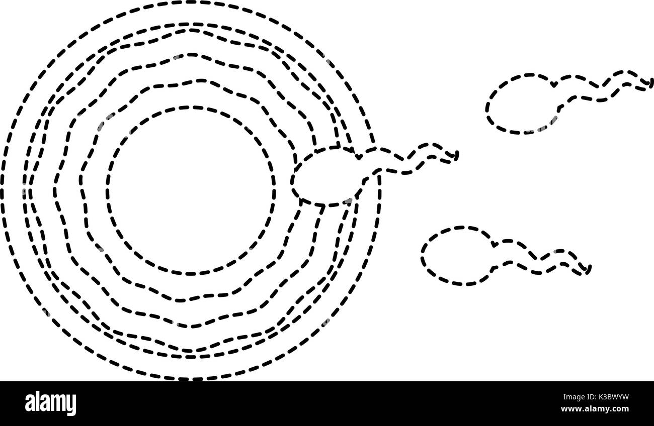 Fertilization of the ovum vector illustration design Stock Vector Image ...