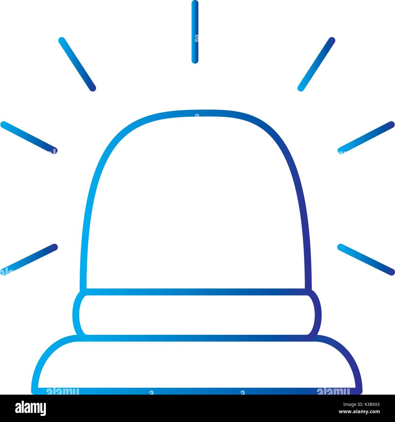 emergency light isolated icon vector illustration design Stock Vector ...