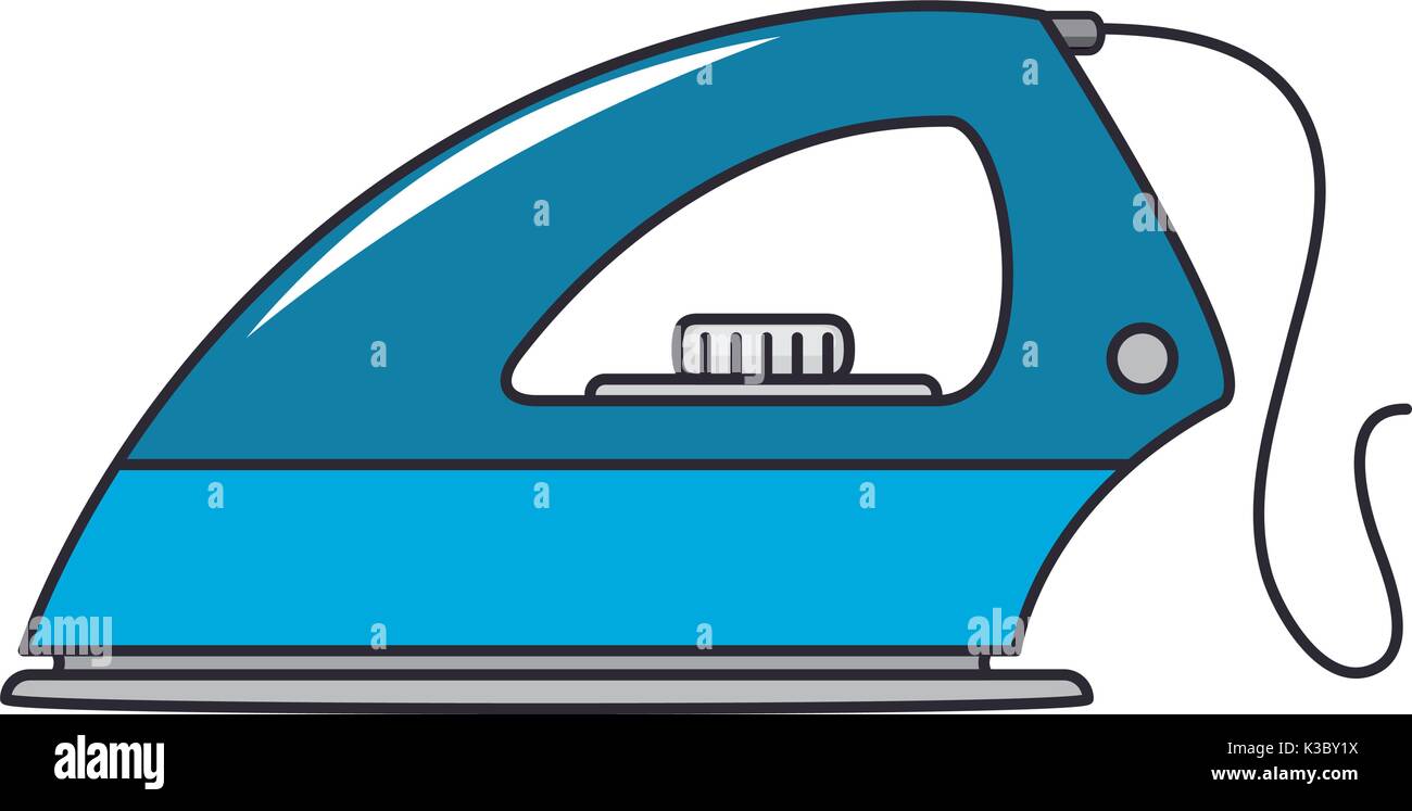 iron clothes appliance icon Stock Vector Image & Art - Alamy