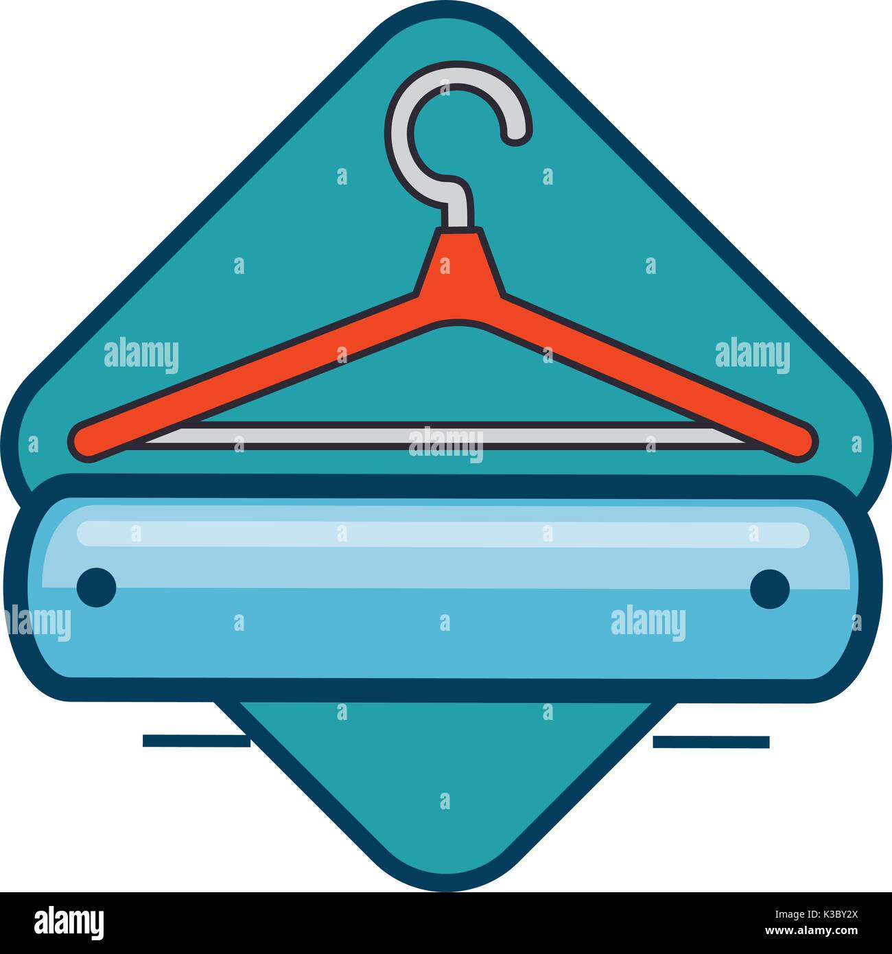 wooden clothespin emblem product Stock Vector Image & Art - Alamy