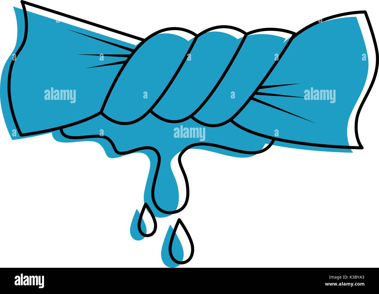 Squeeze clothes Stock Vector Images - Alamy