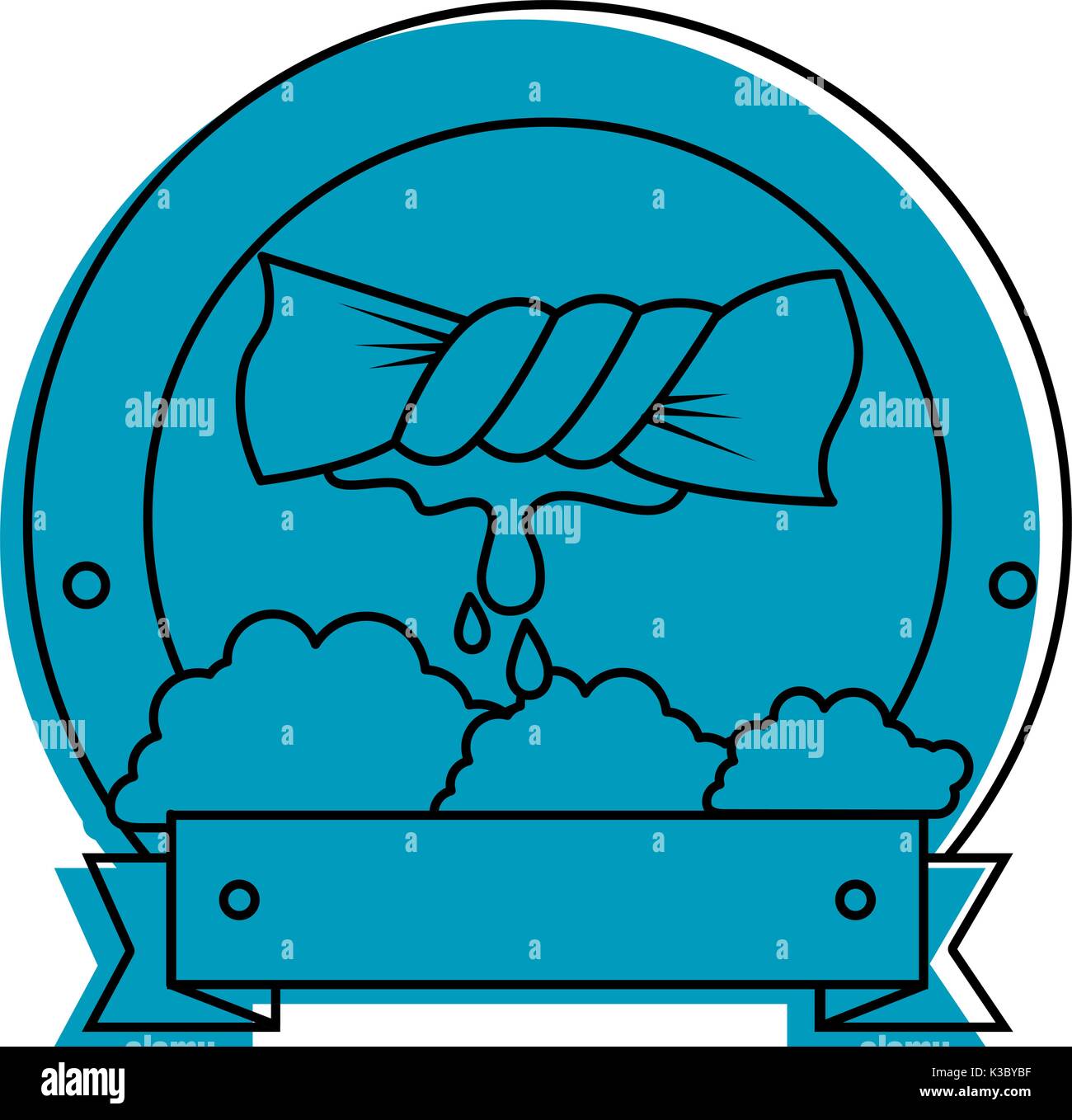 Squeeze dry Stock Vector Images - Alamy