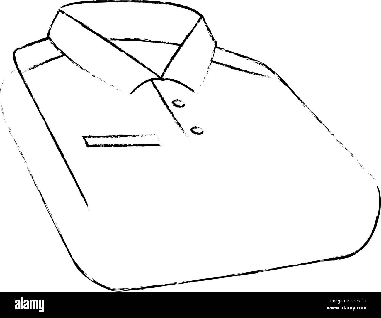 Folded shirt isolated icon Stock Vector Image & Art - Alamy