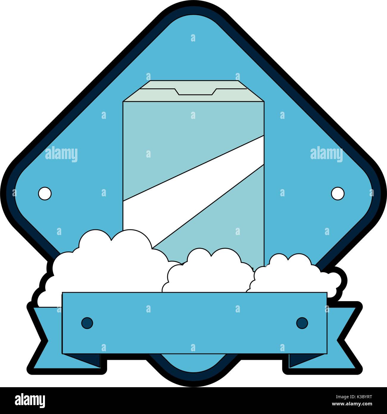 powder detergent box emblem Stock Vector Image & Art - Alamy