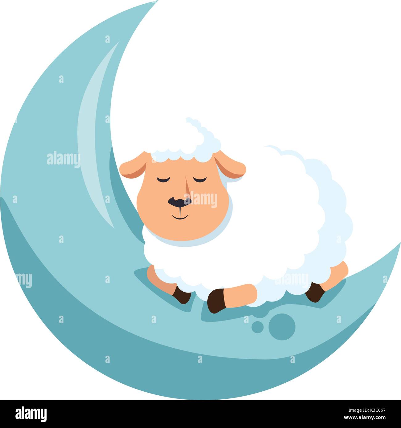 Sleeping Cartoon Sheep High Resolution Stock Photography and Images - Alamy