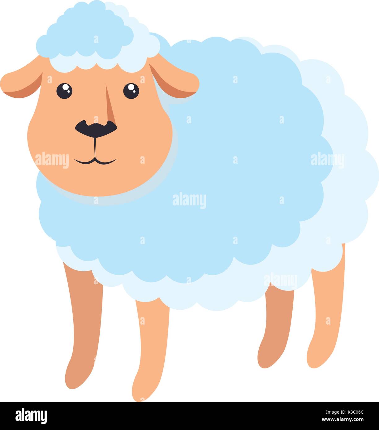 cute sheep character icon Stock Vector Image & Art - Alamy