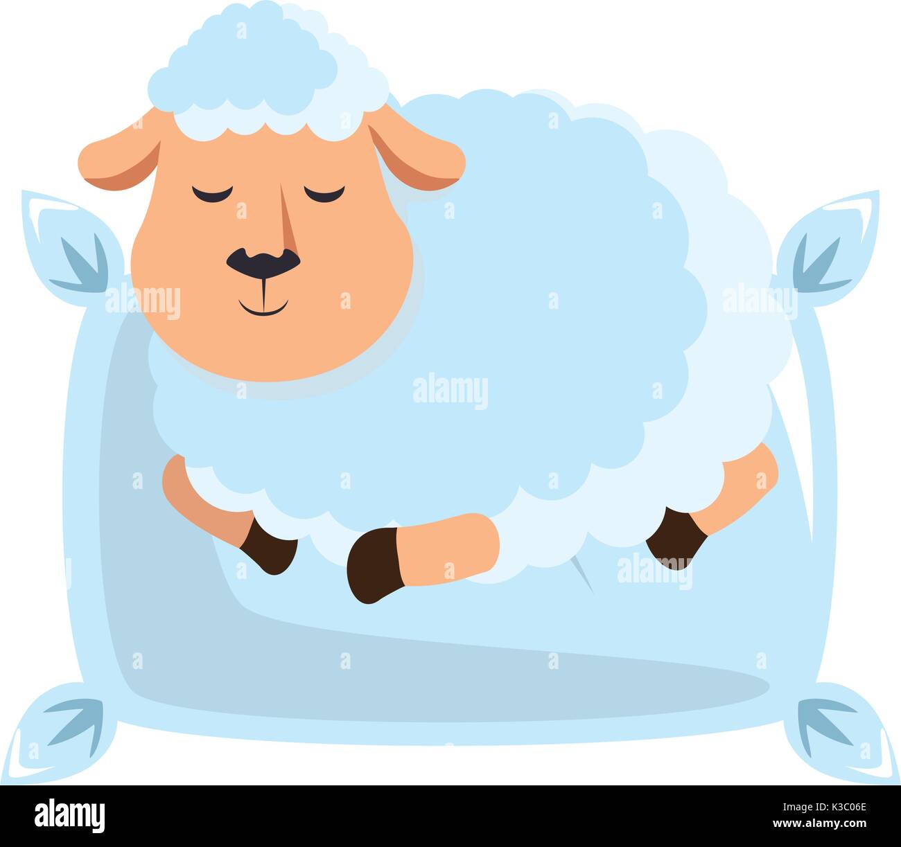 Sleeping Cartoon Sheep High Resolution Stock Photography and Images - Alamy