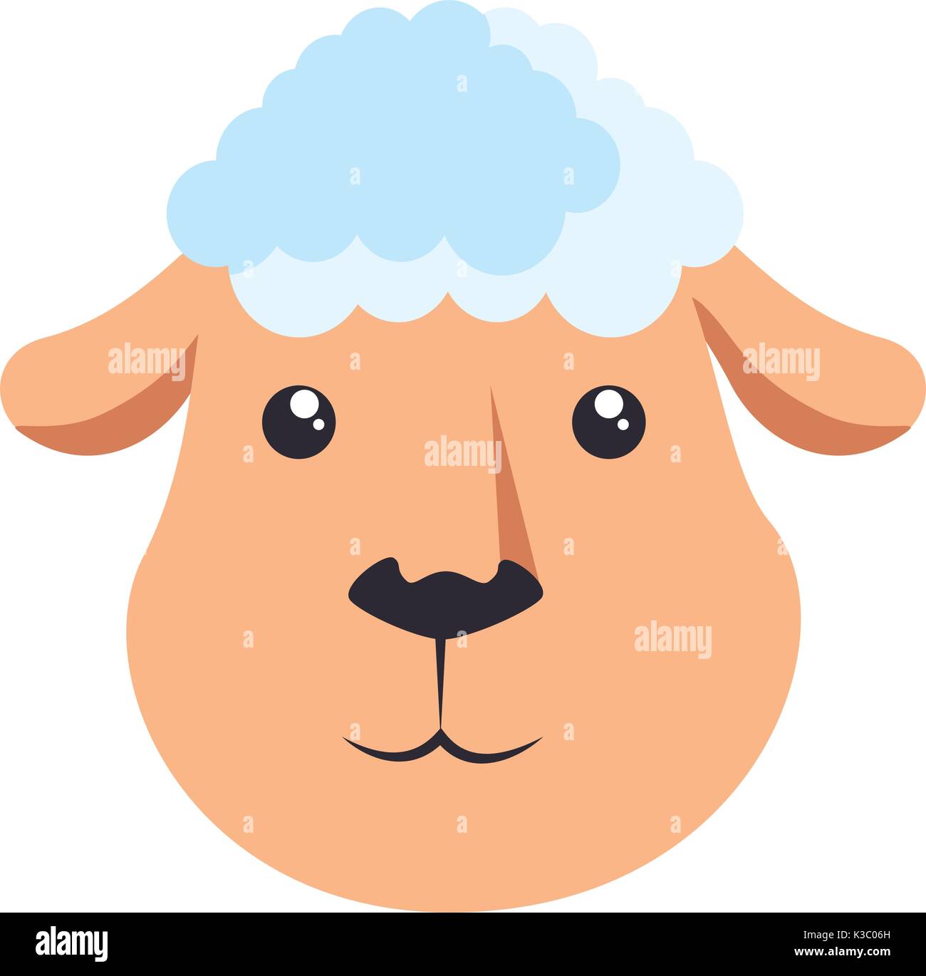 cute sheep character icon Stock Vector Image & Art - Alamy