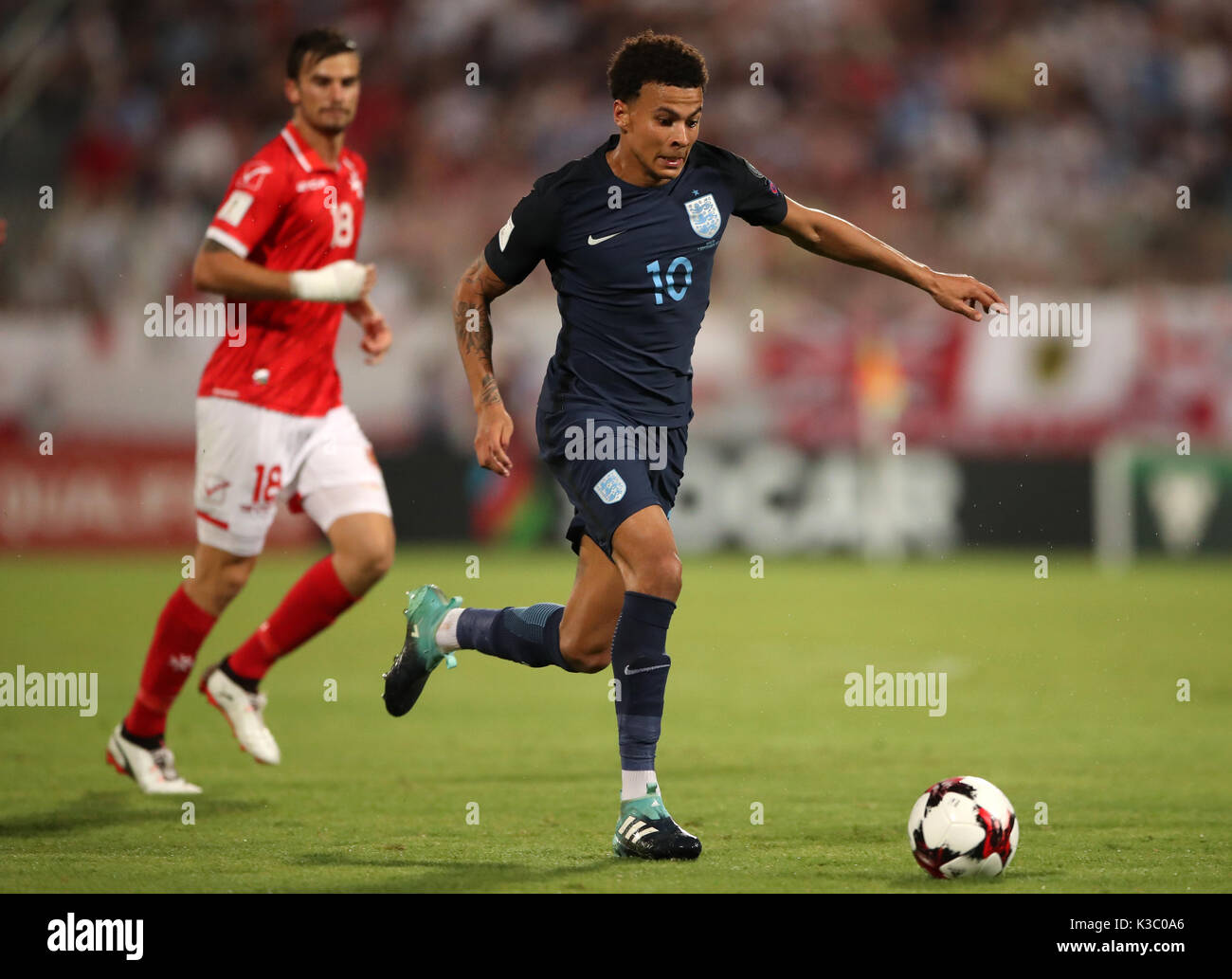 England's Dele Alli during the 2018 FIFA World Cup Qualifying, Group F ...