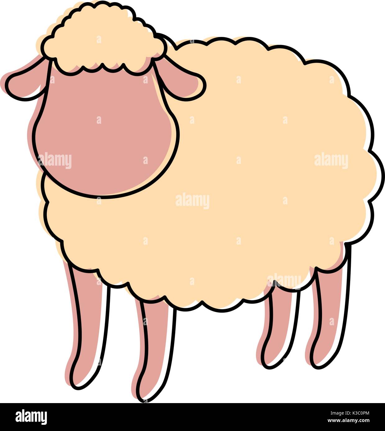 Lamb Bedtime Story Clip Art
