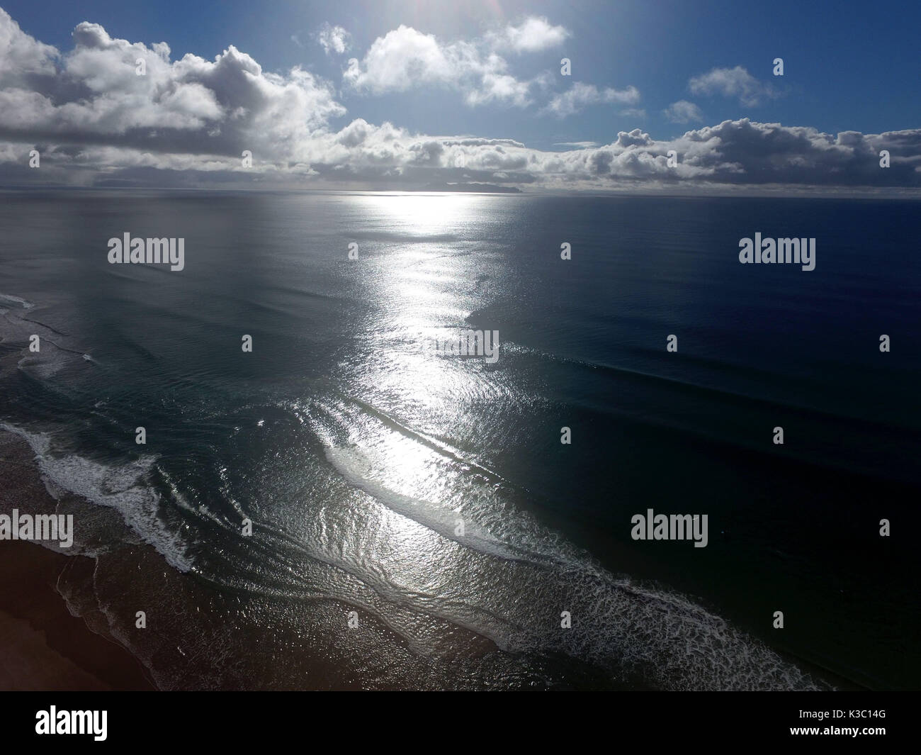 Aerial View Te Arai Point New Zealand Stock Photo - Alamy