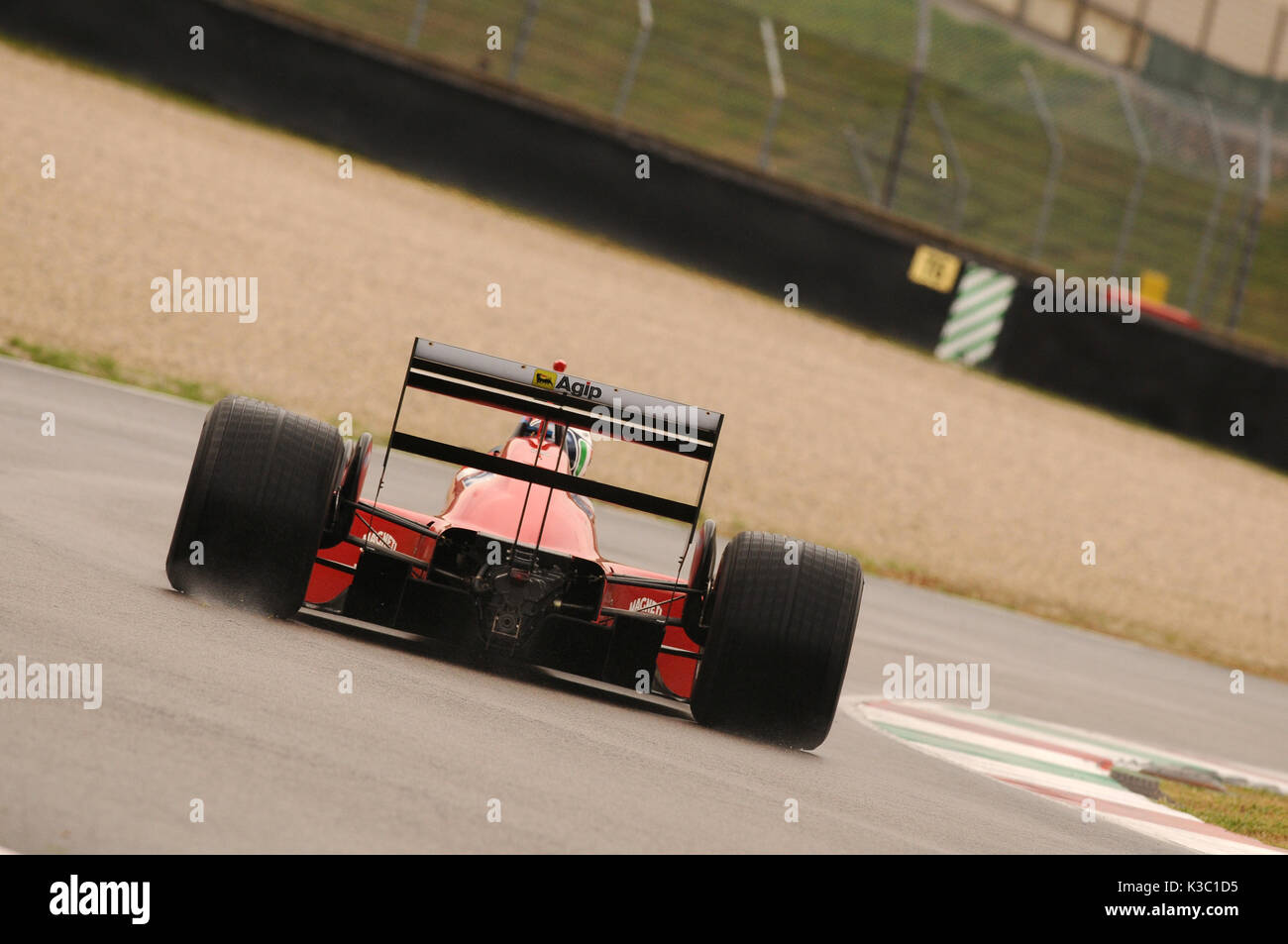 MUGELLO, IT, November, 2011: Gerhard Berger with Historic Ferrari F1 ...