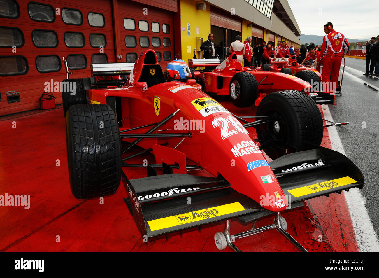 MUGELLO, IT, November, 2011: Ferrari F1 412 T2 during Finali Mondiali ...