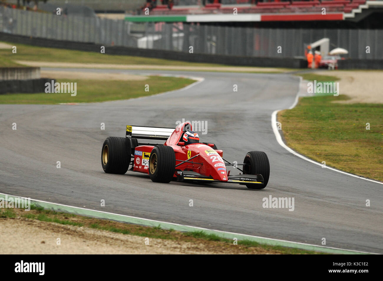 MUGELLO, IT, November, 2011:unknown run with Historic Ferrari F1 during ...