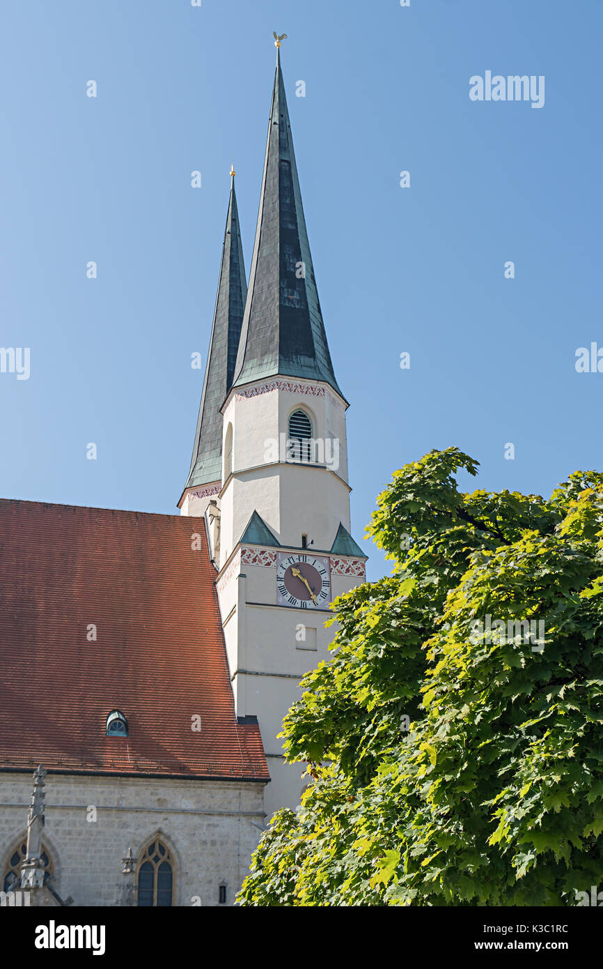 A VIEW OF THE STIFTSKIRCHE IN ALTOETTING , BAVARIA , GERMANY Stock ...