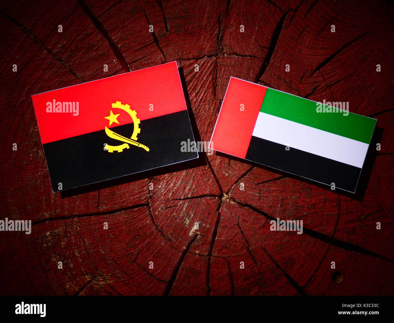 Angola united arab emirates flag hi-res stock photography and images ...
