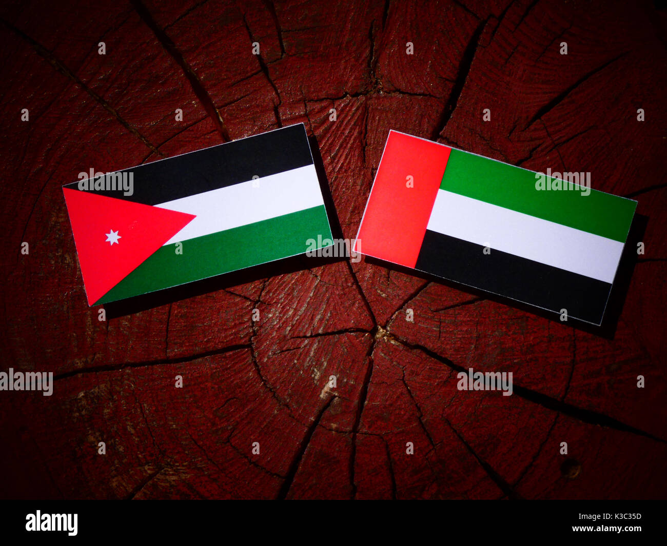 Jordan united arab emirates flag hi-res stock photography and images ...