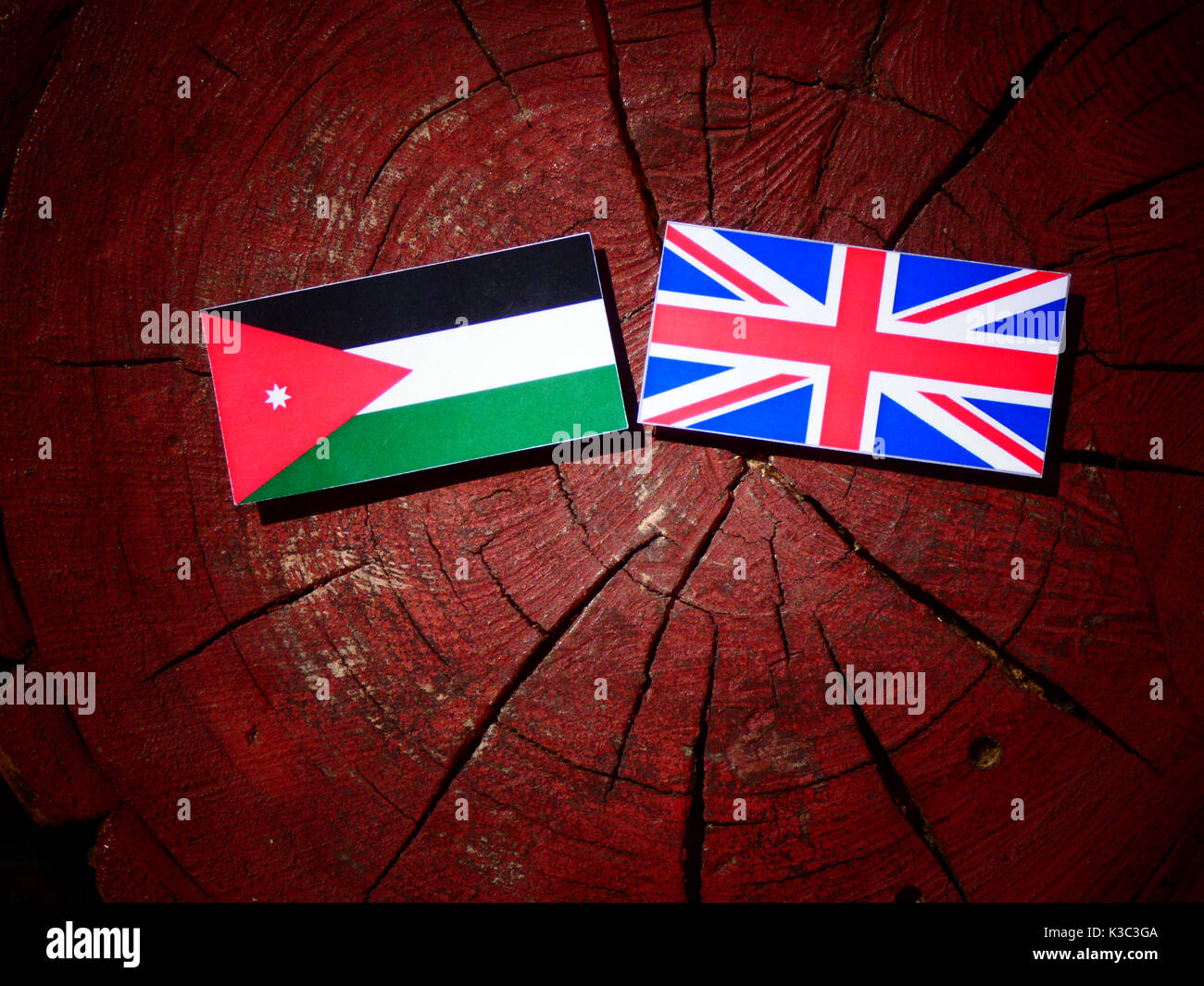 United kingdom jordan flag hi-res stock photography and images - Alamy