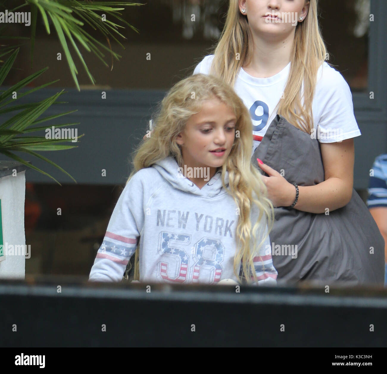 Katie Price and her daughter Princess outside ITV Studios Featuring ...