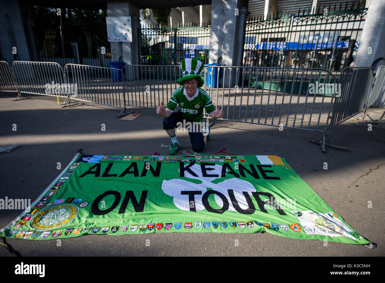 Alan Keane, Republic of Ireland fan who follows the team around the ...