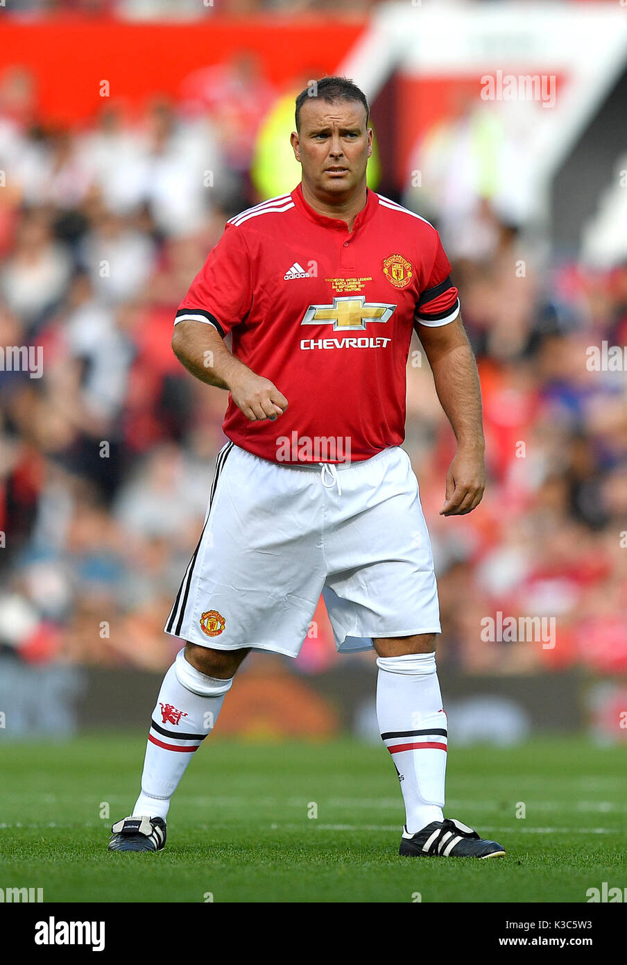 Manchester United's Ben Thornley during the legends match at Old ...