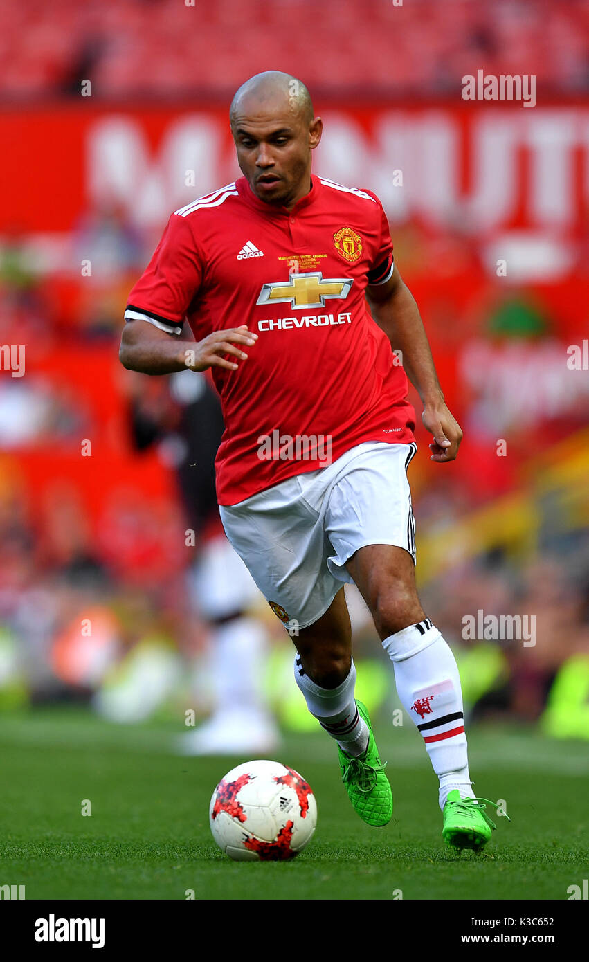 Manchester United's Danny Webber during the legends match at Old ...