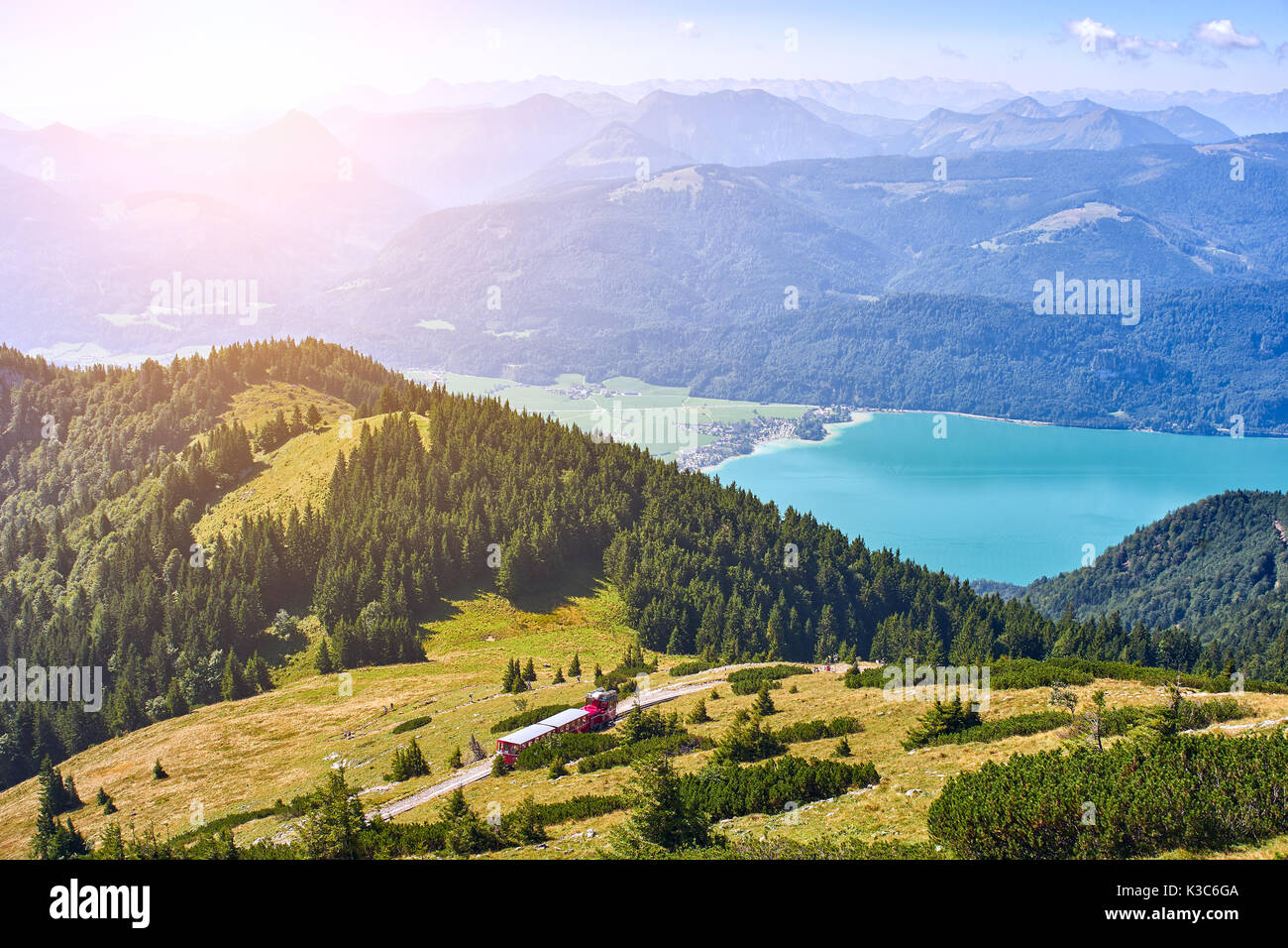 Austrian Alps landscape Stock Photo - Alamy