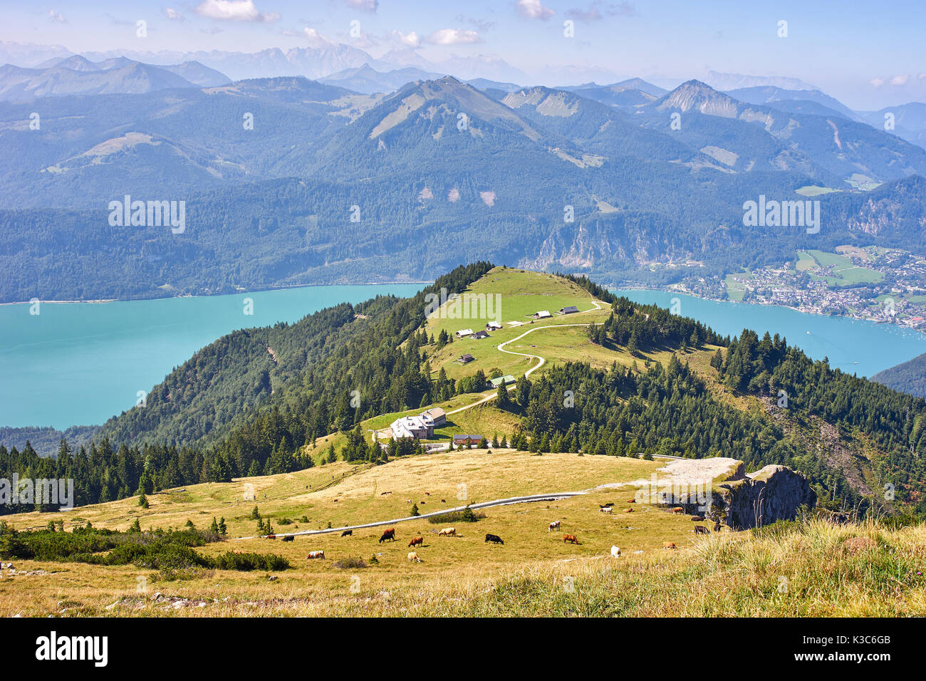 Austrian Alps landscape Stock Photo - Alamy