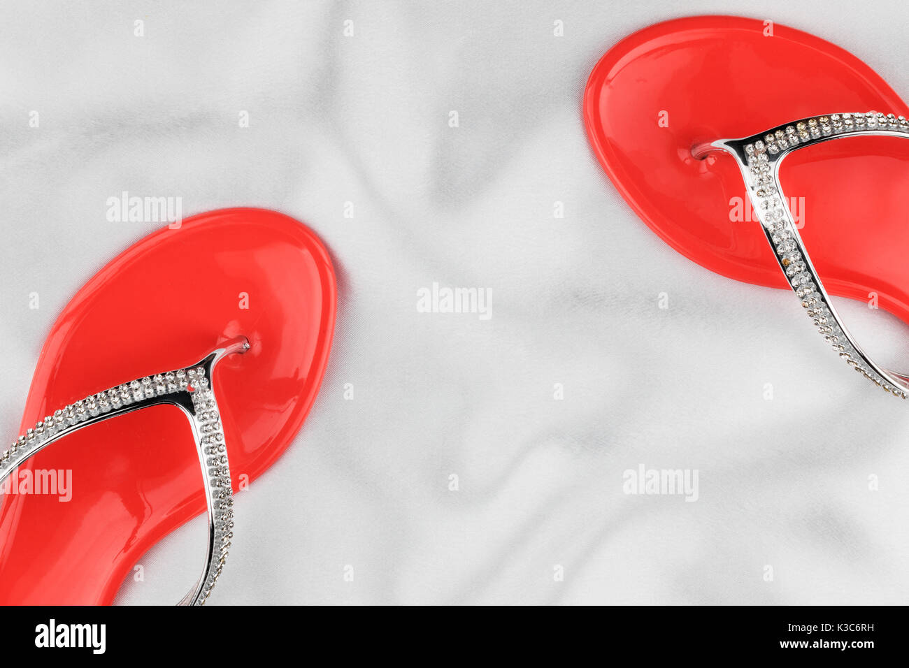 Red flip flops hi-res stock photography and images - Alamy