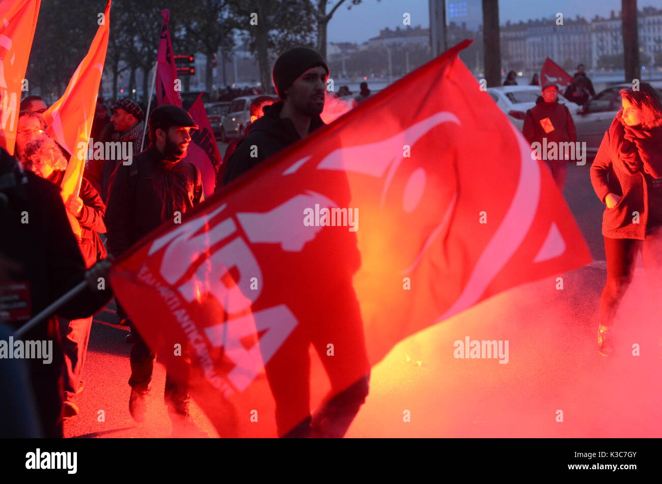 Anti facists activists hi-res stock photography and images - Alamy