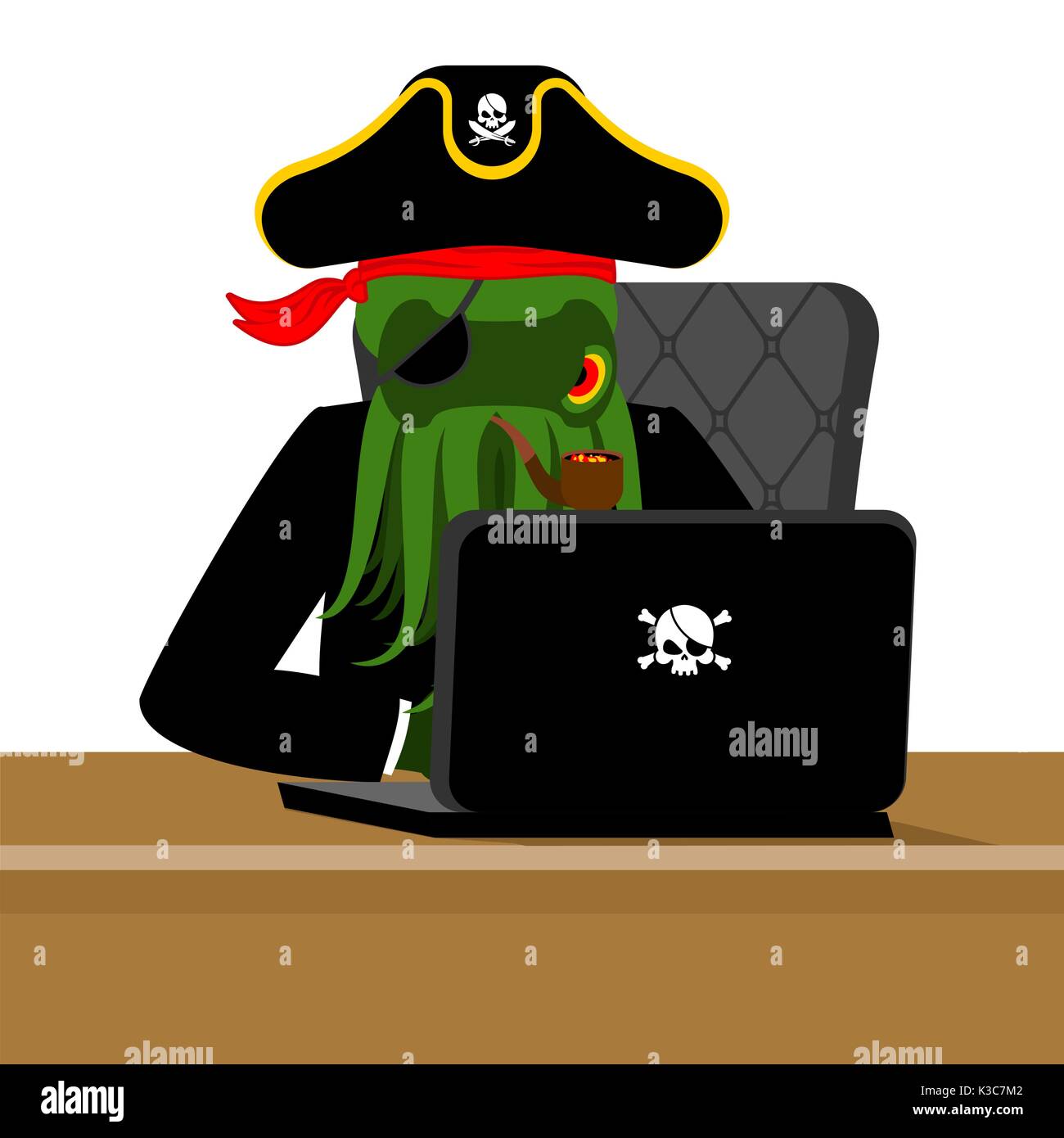 Internet pirates Stock Vector Images - Alamy
