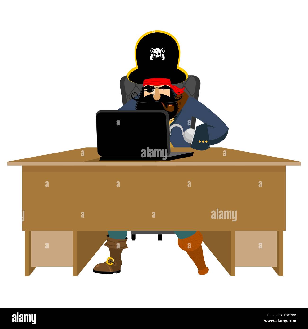 Crime pirates Stock Vector Images - Alamy