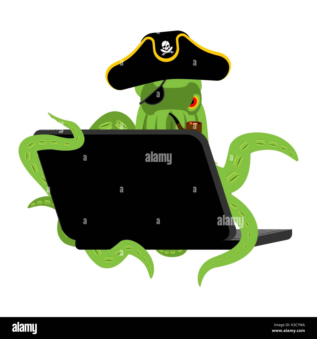 Internet pirates Stock Vector Images - Alamy