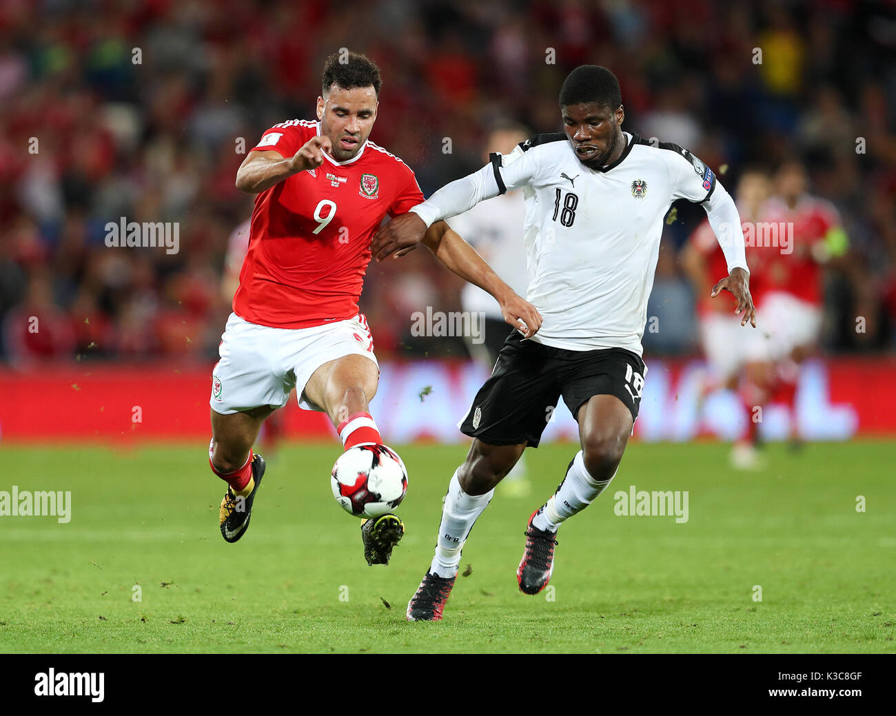Wales hal robson kanu during the fifa world cup qualifying hi-res stock ...