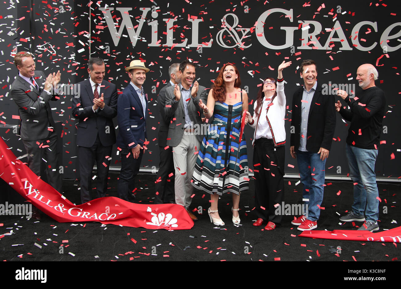 'Will & Grace' Start Of Production Kick Off Event And Ribbon Cutting ...