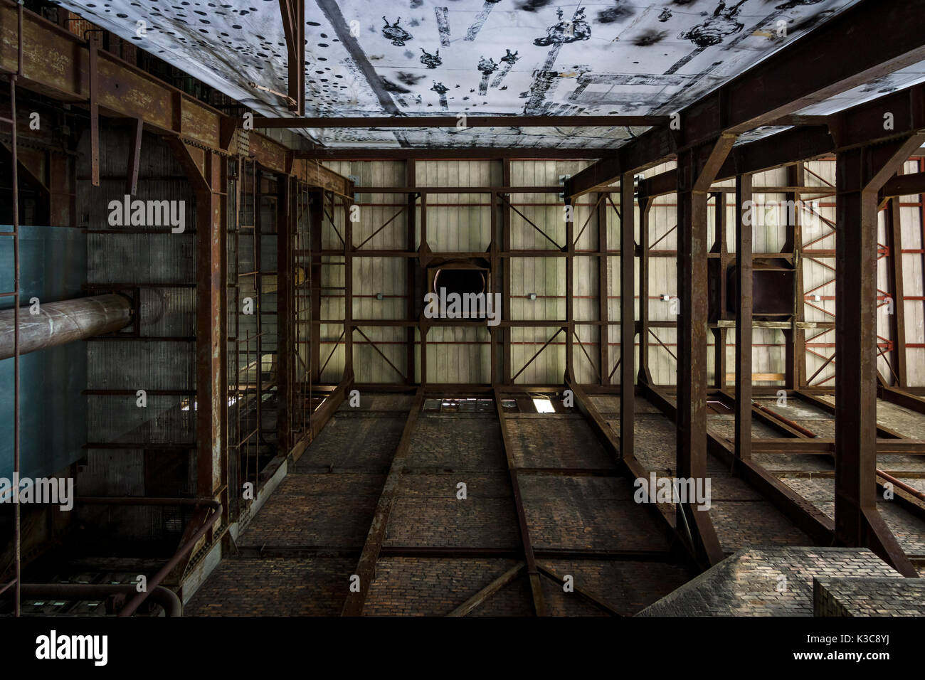 Abandoned rocket production workshops. Peenemuende Army Research Center ...