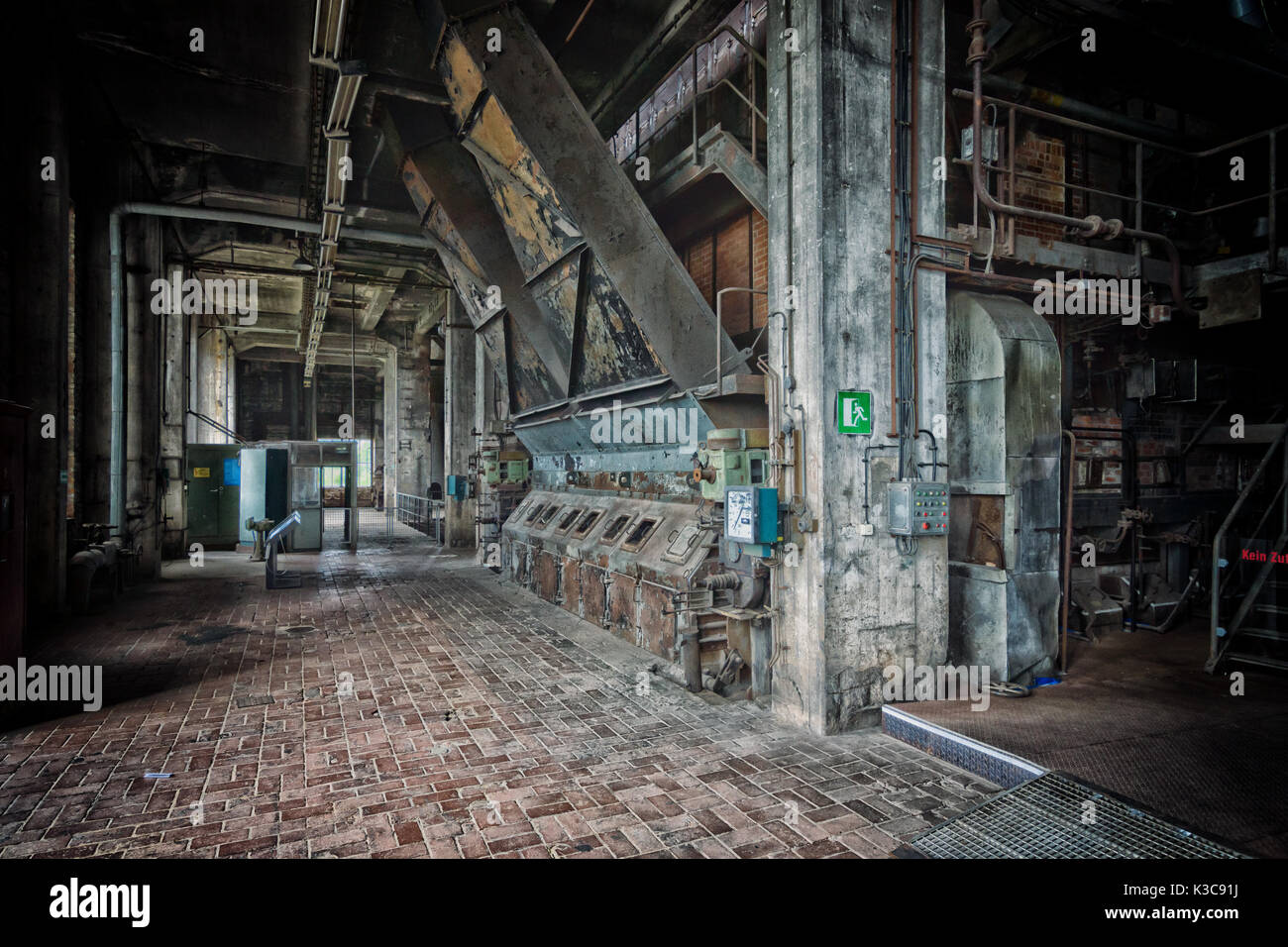Abandoned rocket production workshops. During the World War II, the ...