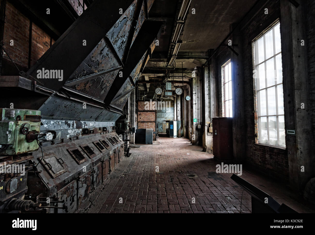Abandoned rocket production workshops. During the World War II, the ...