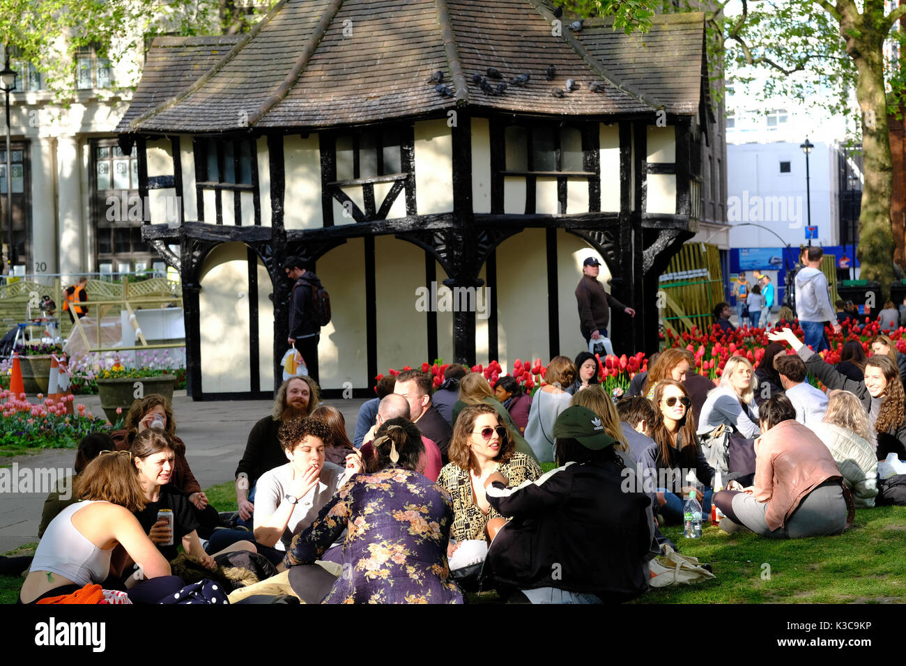 Soho Square, West End, London, United Kingdom Stock Photo - Alamy