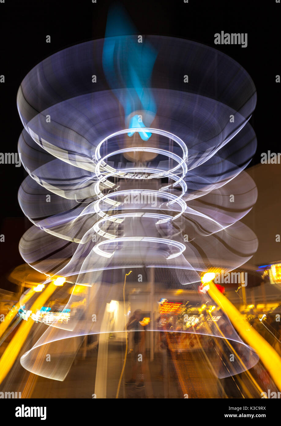 neon lights zoom blur Stock Photo - Alamy