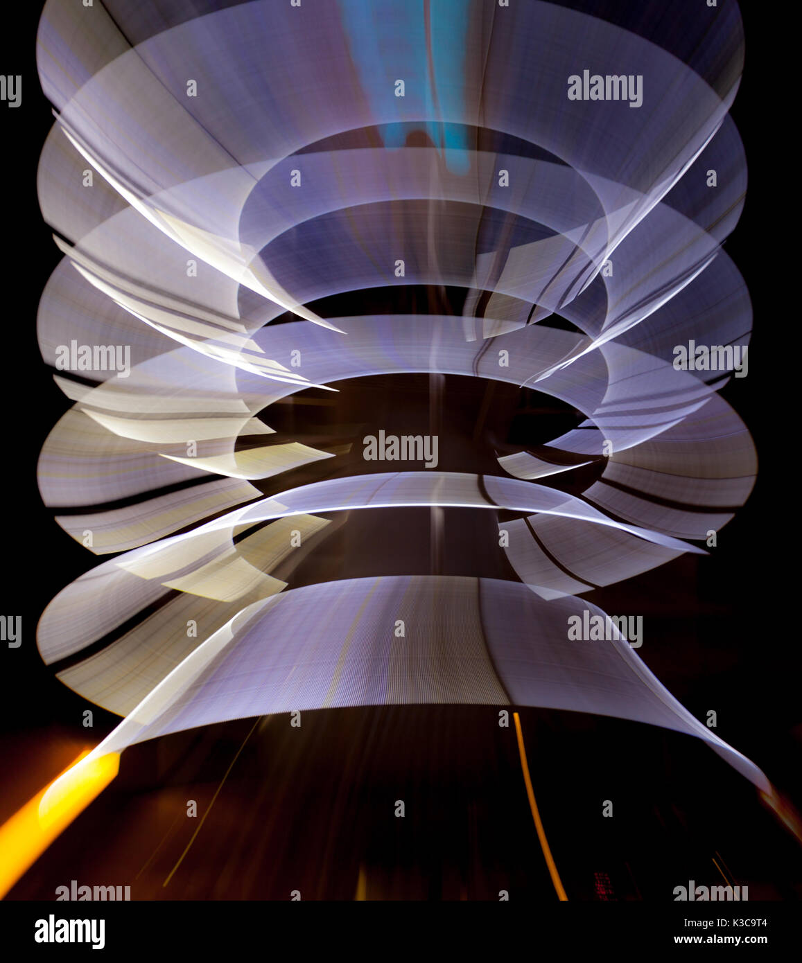 neon lights zoom blur Stock Photo - Alamy