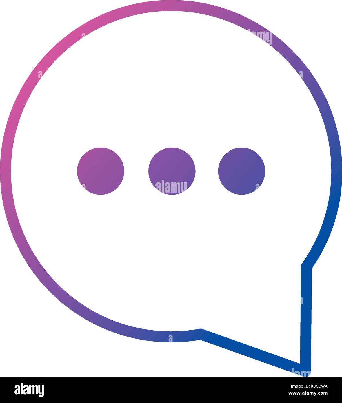 line chat bubble communication notes message Stock Vector Image & Art ...