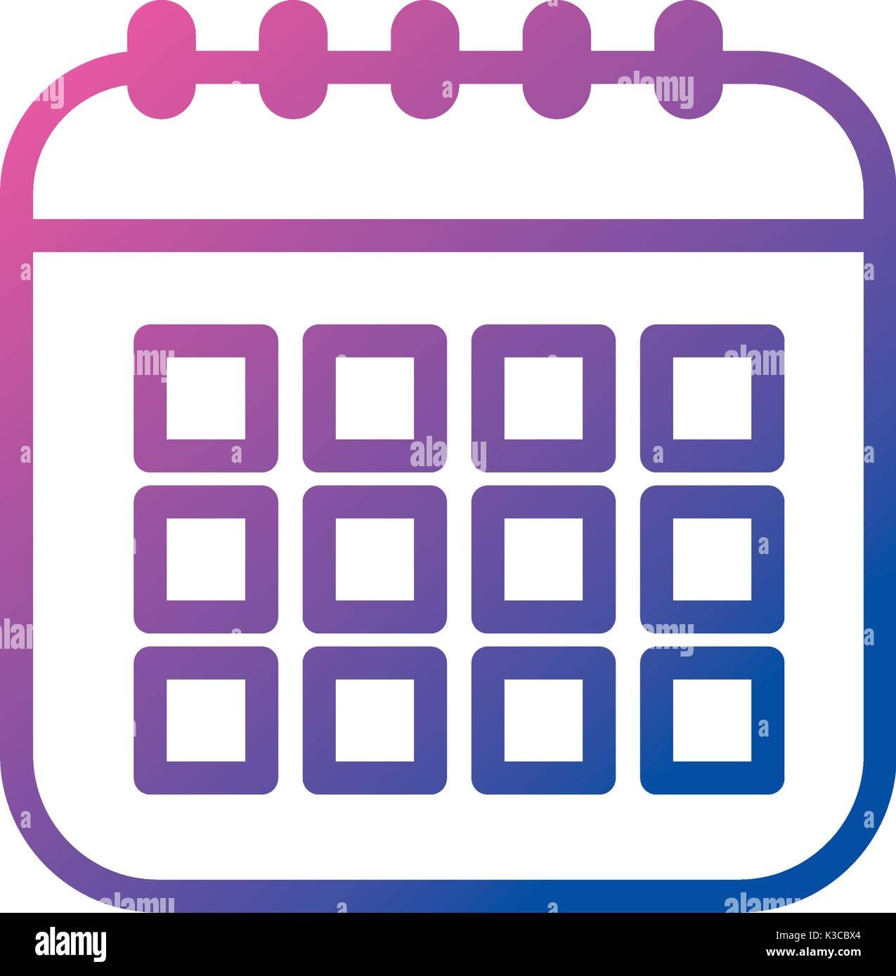 line calendar data to organizer important things Stock Vector Image ...