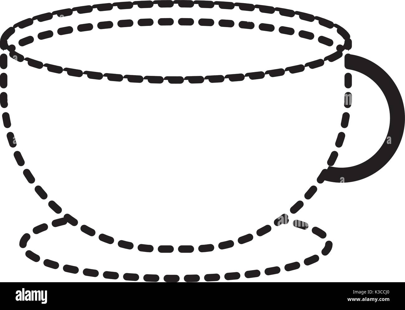dotted shape delicious coffee cup Stock Vector Image & Art - Alamy dotted shape delicious coffee cup Stock Vector Image & Art - Alamy