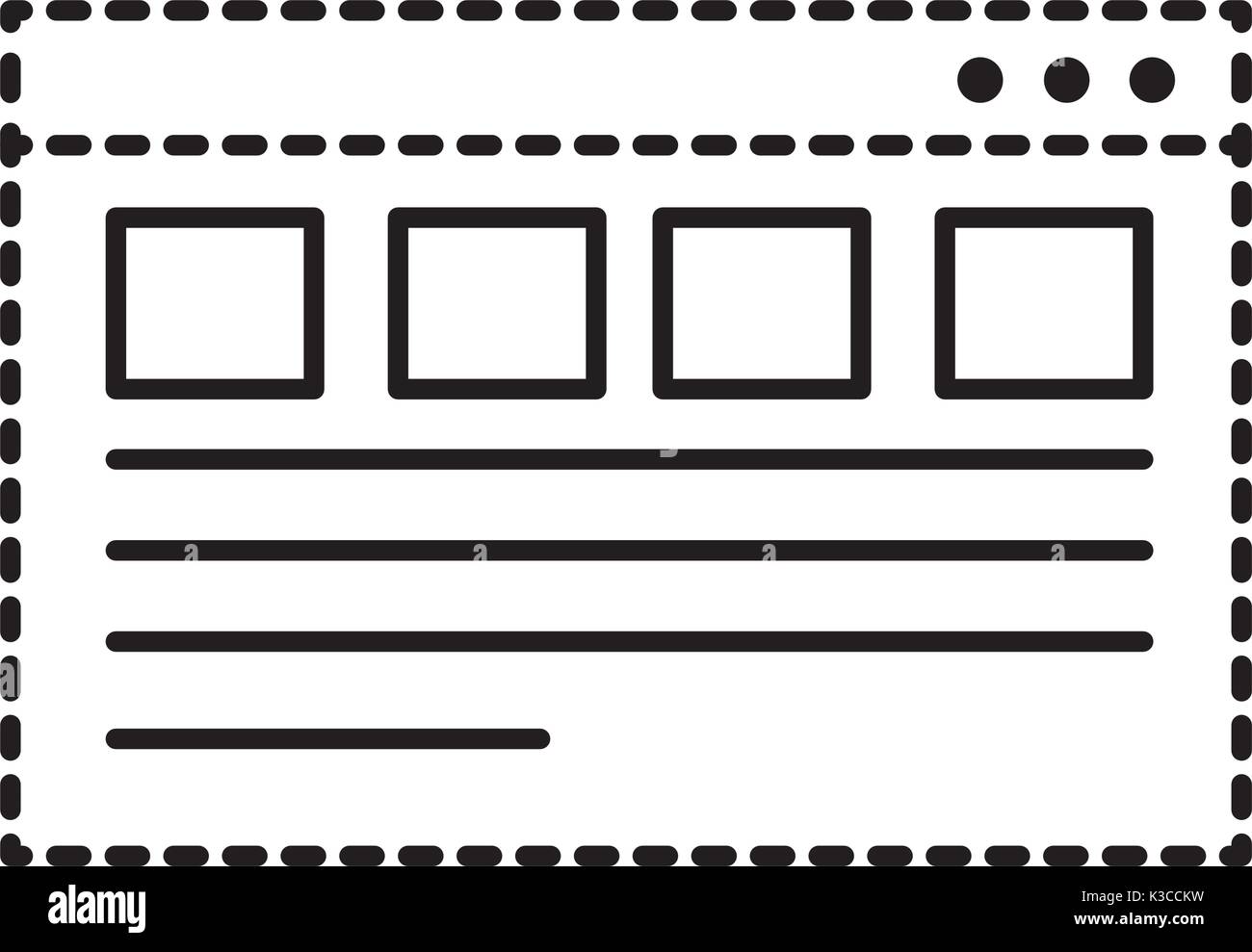 dotted shape webside page and global technology element Stock Vector ...