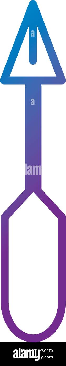 line graphic arrow element with pointer style Stock Vector Image & Art ...