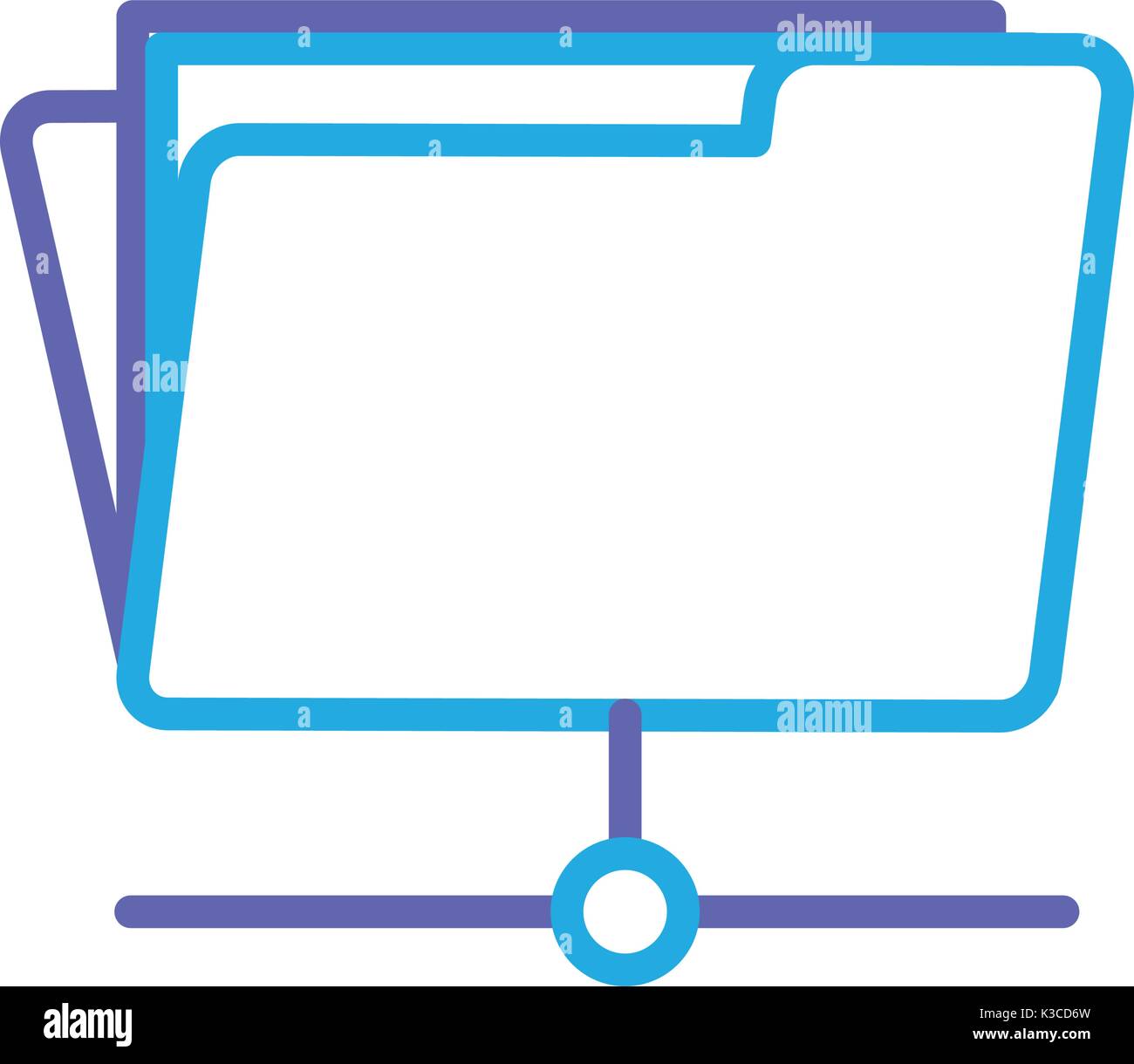 Silhouette folder file data hi-res stock photography and images - Alamy