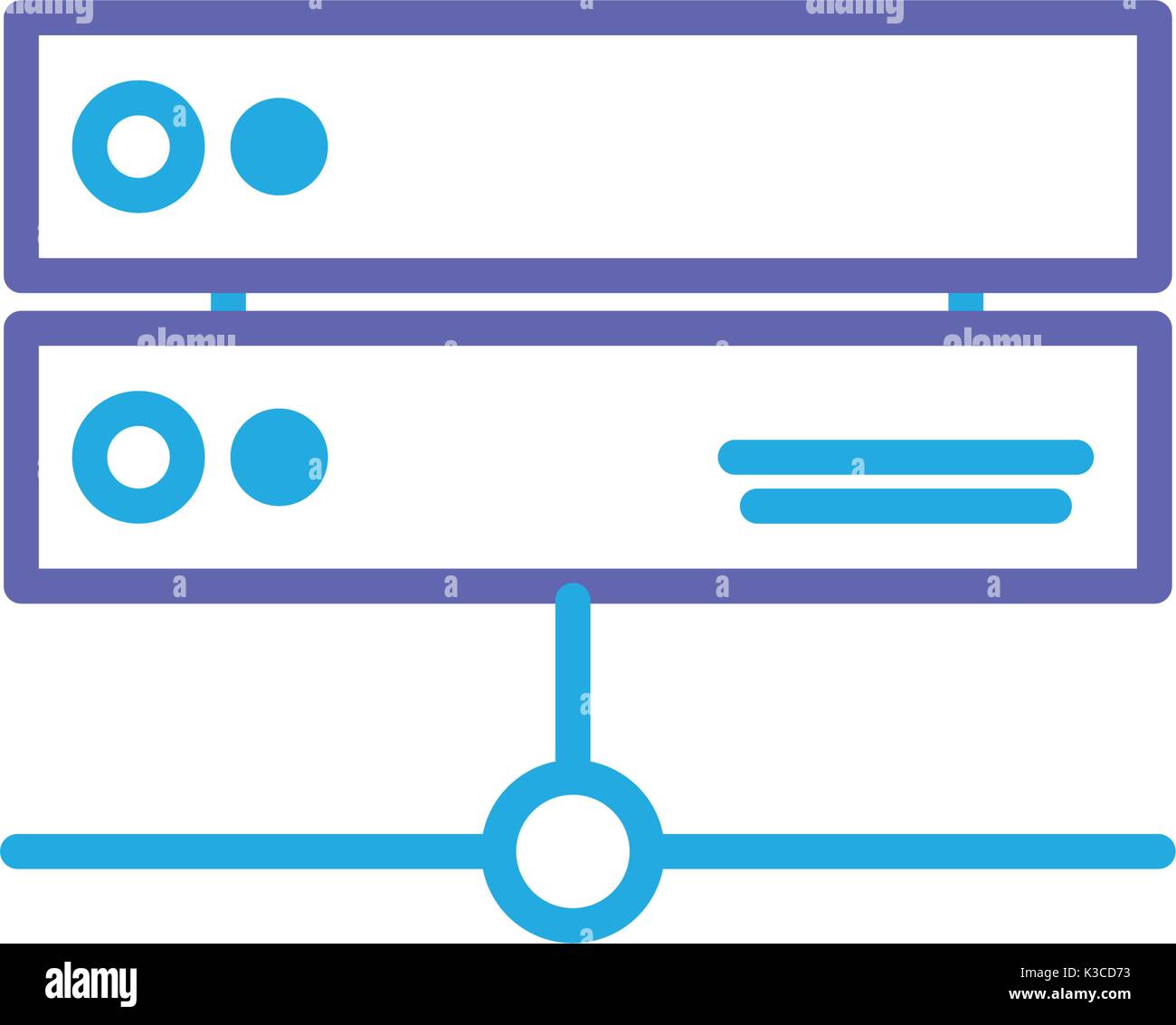 Silhouette database technology system hi-res stock photography and ...