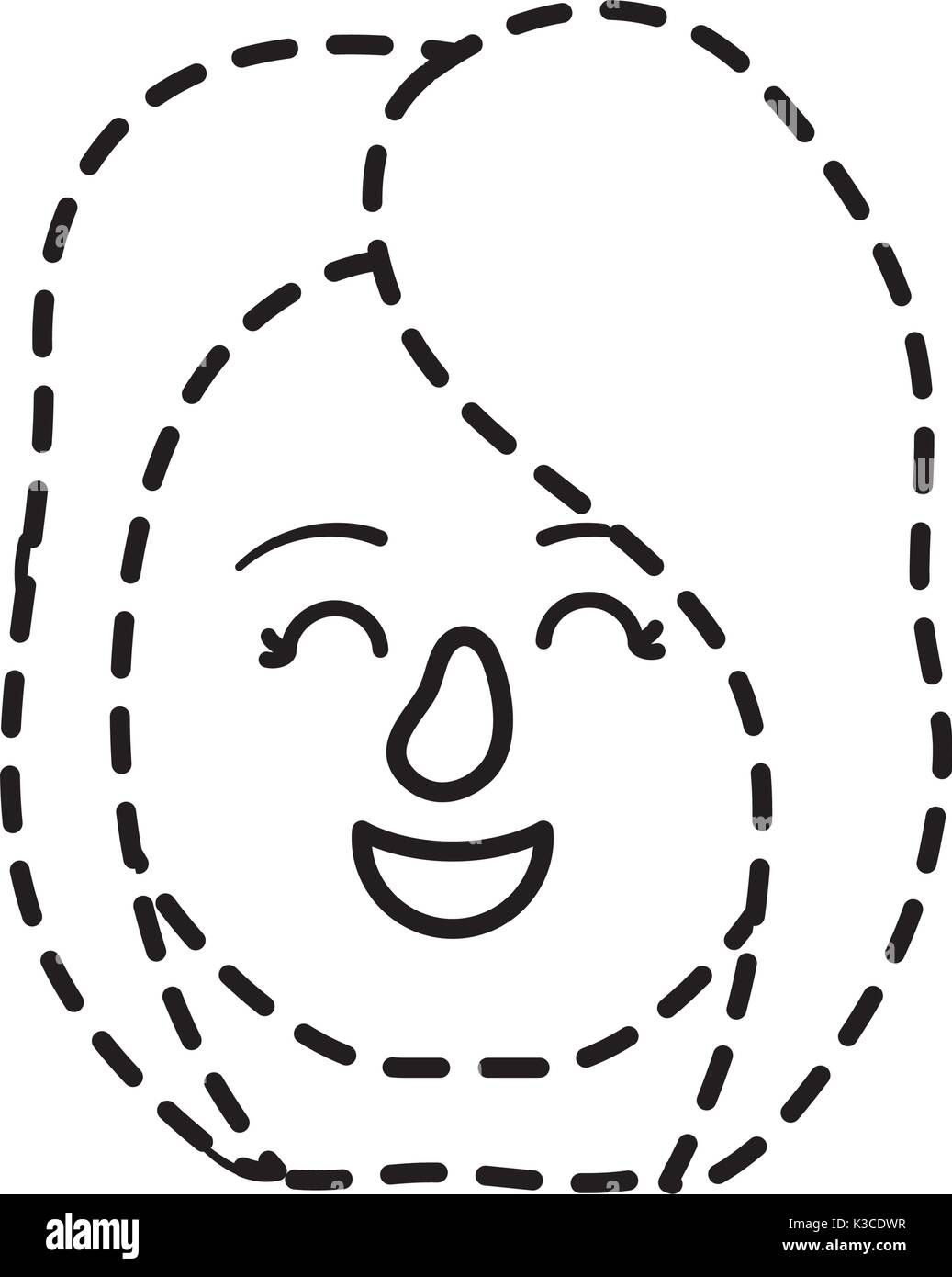 dotted shape avatar woman head with hairstyle design Stock Vector Image ...